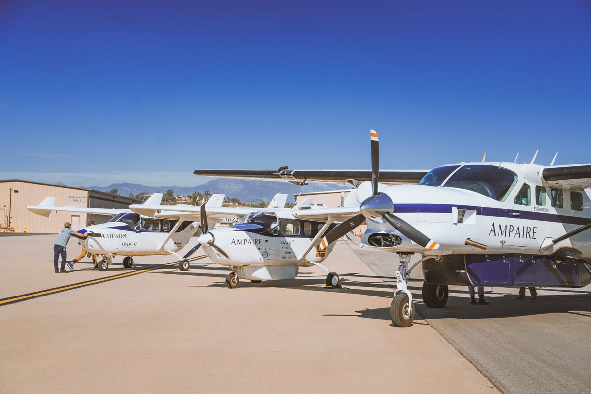 Ampaire Claims Record for 12-Hour Hybrid-electric Flight