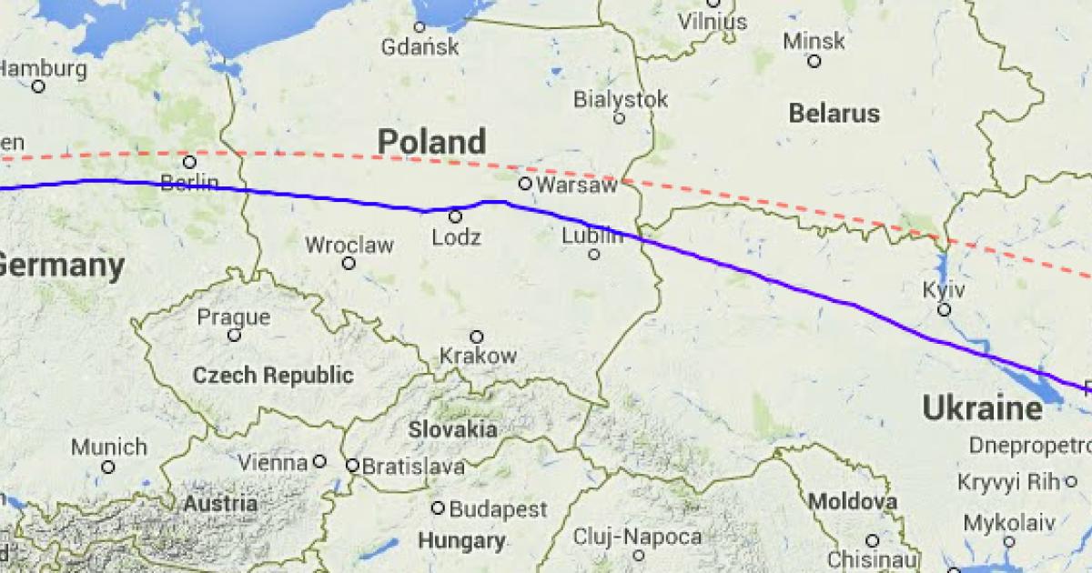 mh17 route