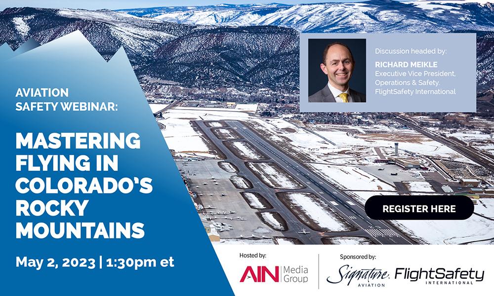 Aviation Webinar: Mastering Flying in Colorado’s Rocky Mountains ...