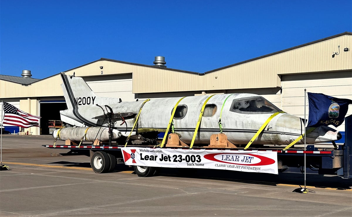 The Classic Lear Jet Foundation Intends To Restore The First Delivered ...