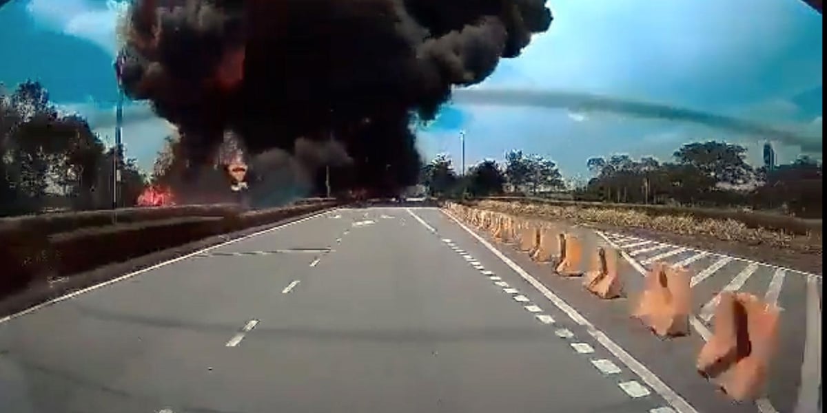 Premier I Jet Crashes on Malaysian Highway, Killing 10 People ...