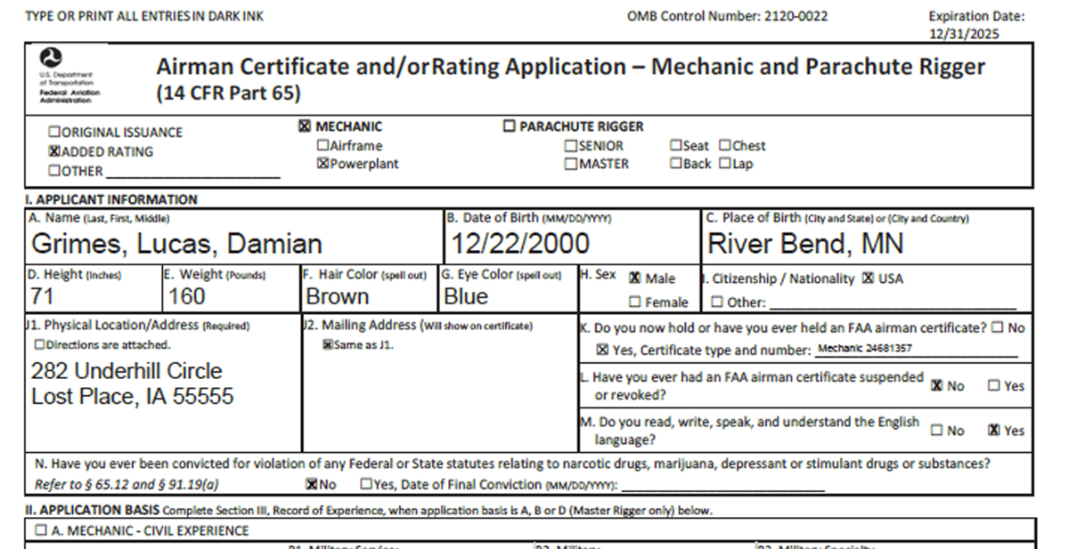 A New FAA Document Details Changes In Aircraft Maintenance Personnel ...