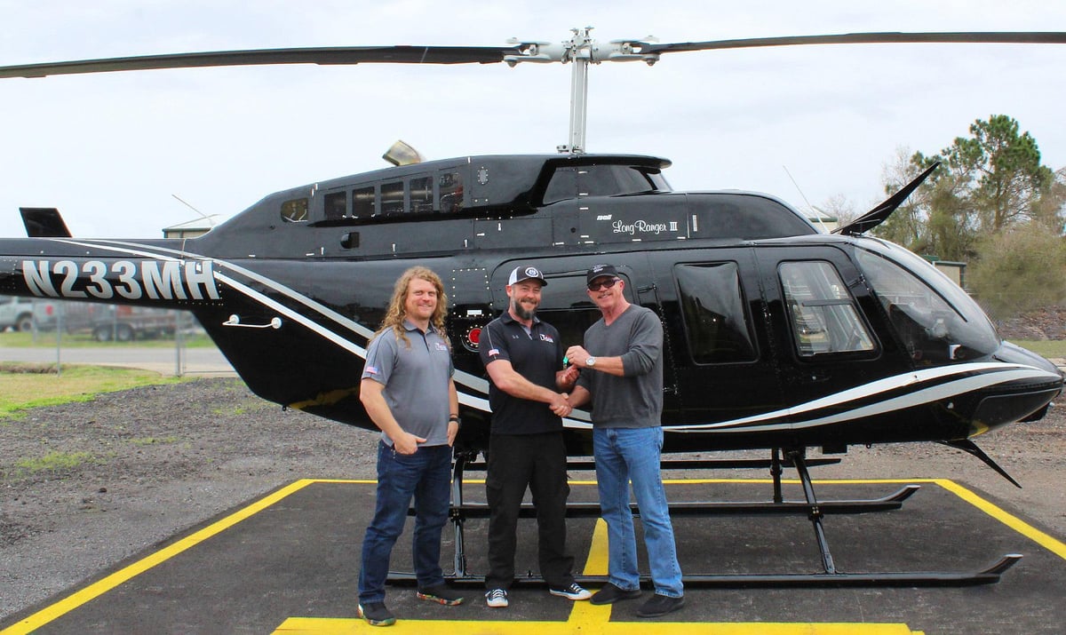 Lasen Takes Delivery of Leak-detecting Bell 206L-3 Helicopter ...