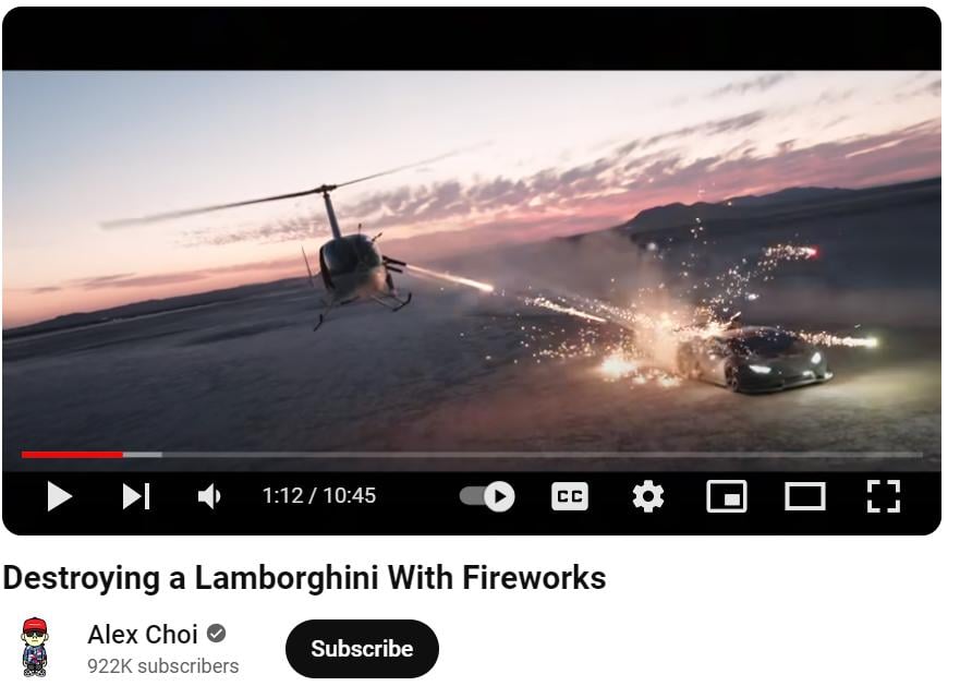 Explosive Helicopter Fireworks Stunt Leads To YouTuber Arrest ...