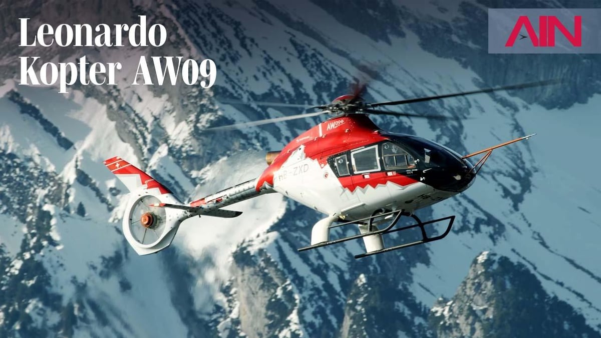 Kopter Expects Versatile New AW09 Helicopter To Punch Above Its Weight ...