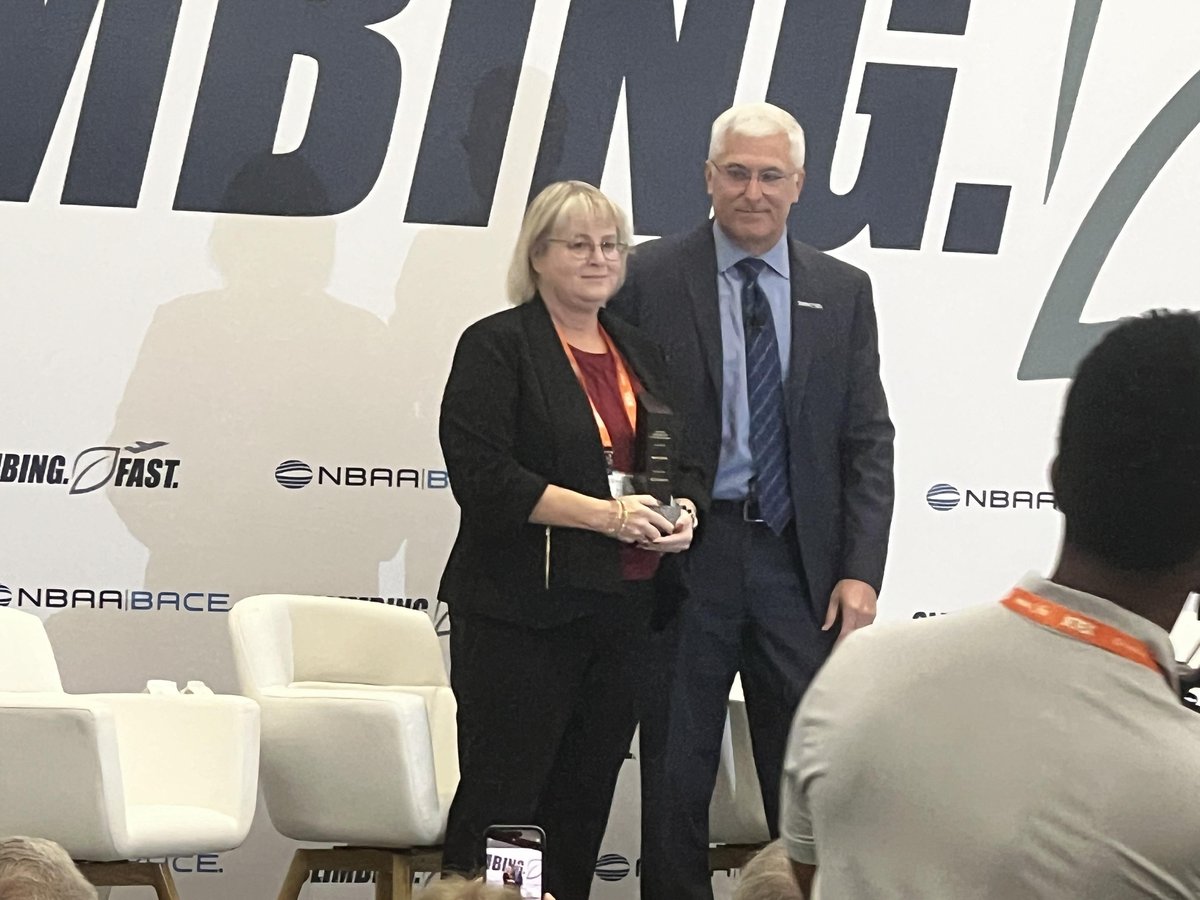 AIN Editor Kerry Lynch Wins 2024 NBAA Gold Wing Award | Aviation ...