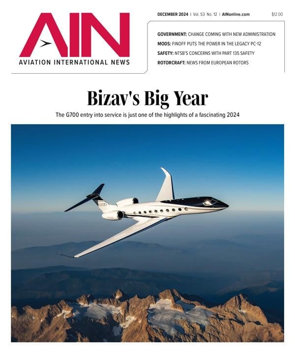 AIN December 2024 Print Issue | Aviation International News