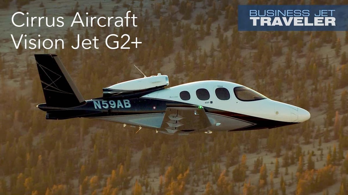 Cirrus’ Vision Jet G2+ Offers an Entry into Business Jet Travel ...