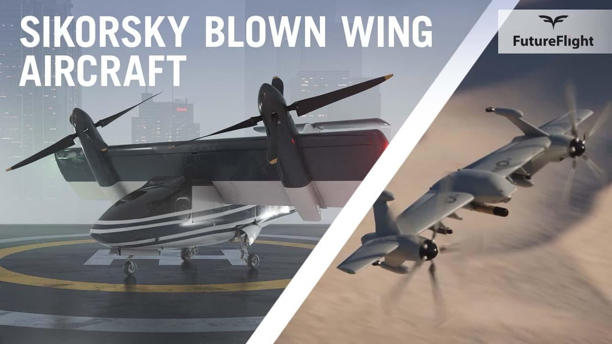 Sikorsky’s Blown Wing Aircraft Gives Glimpse of Future Hybrid-electric ...