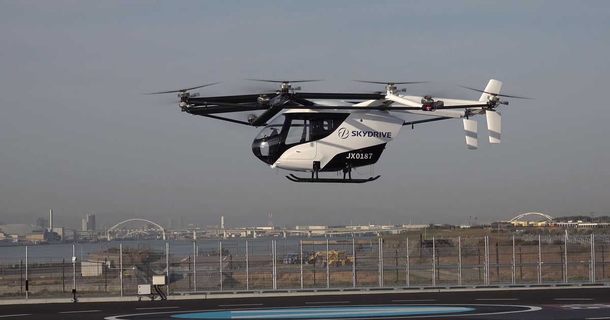 SkyDrive Flies eVTOL Prototype at World Expo 2025 in Osaka | Aviation ...