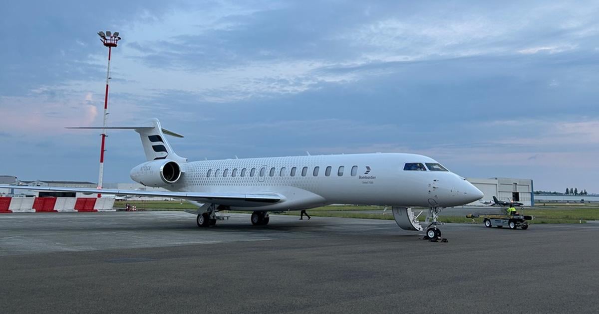 Bombardier Global 7500 Speeds to Paris With Another Record | Aviation ...