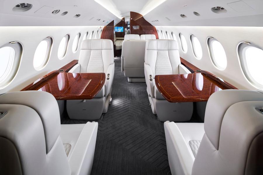 Duncan Aviation Updates Falcon 900EX Interior | Aviation International News