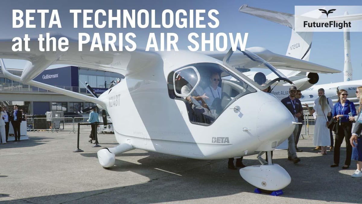Beta Technologies' Alia CX300 Electric Aircraft Debuts at Paris Air ...