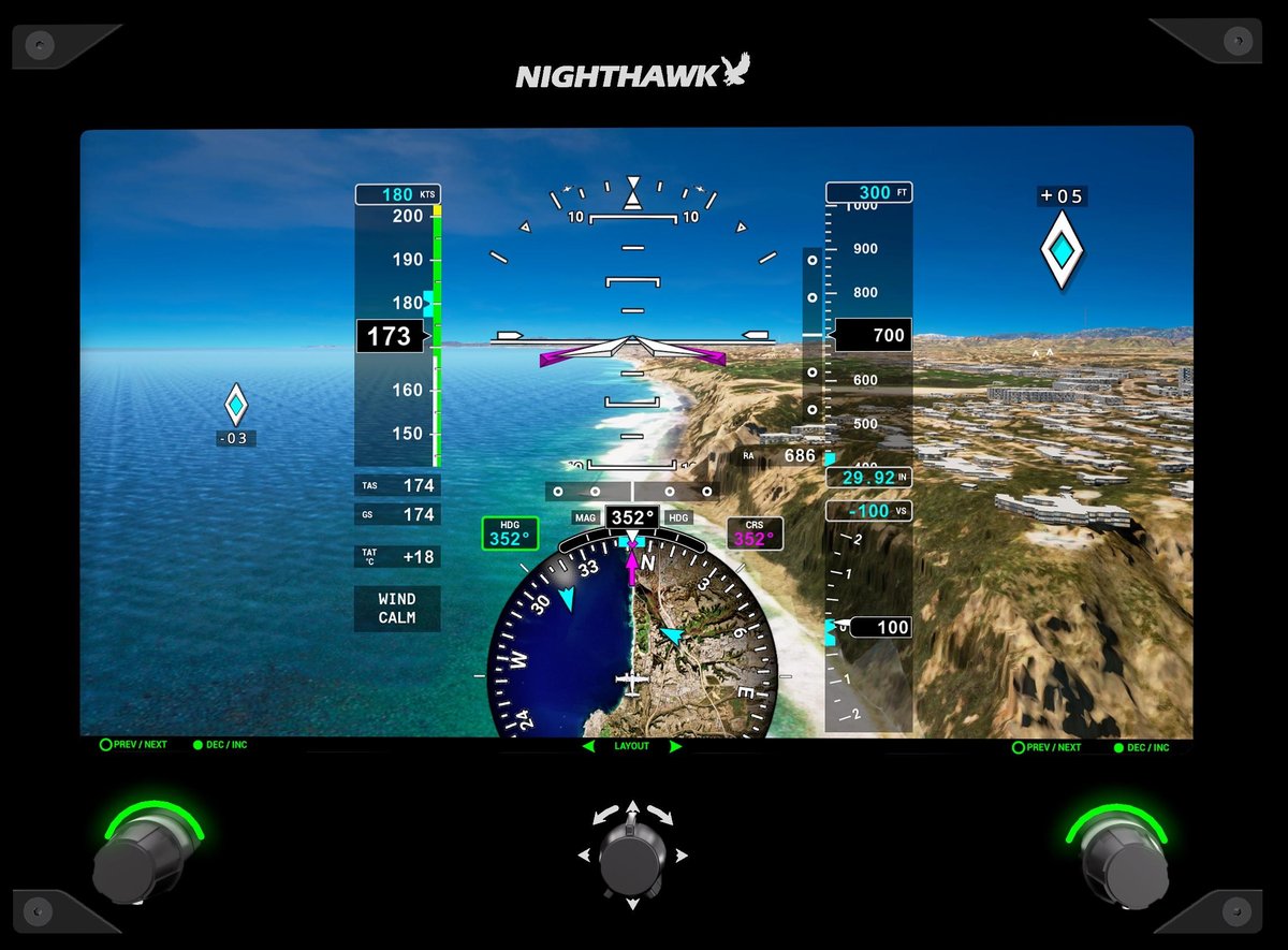 Nighthawk’s New Cockpit Display Picked for Comp Air 6.2 Experimental ...