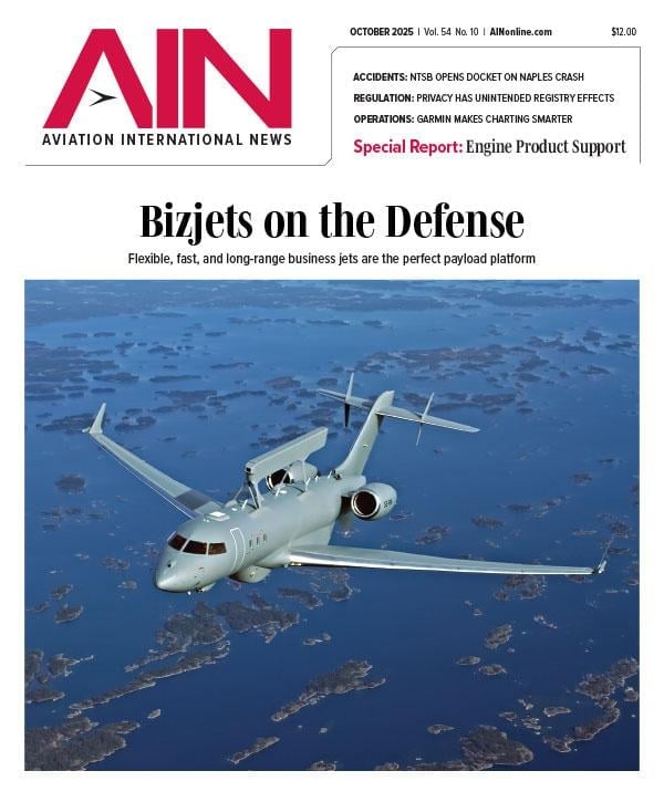 AIN October 2025 digital issue | Aviation International News