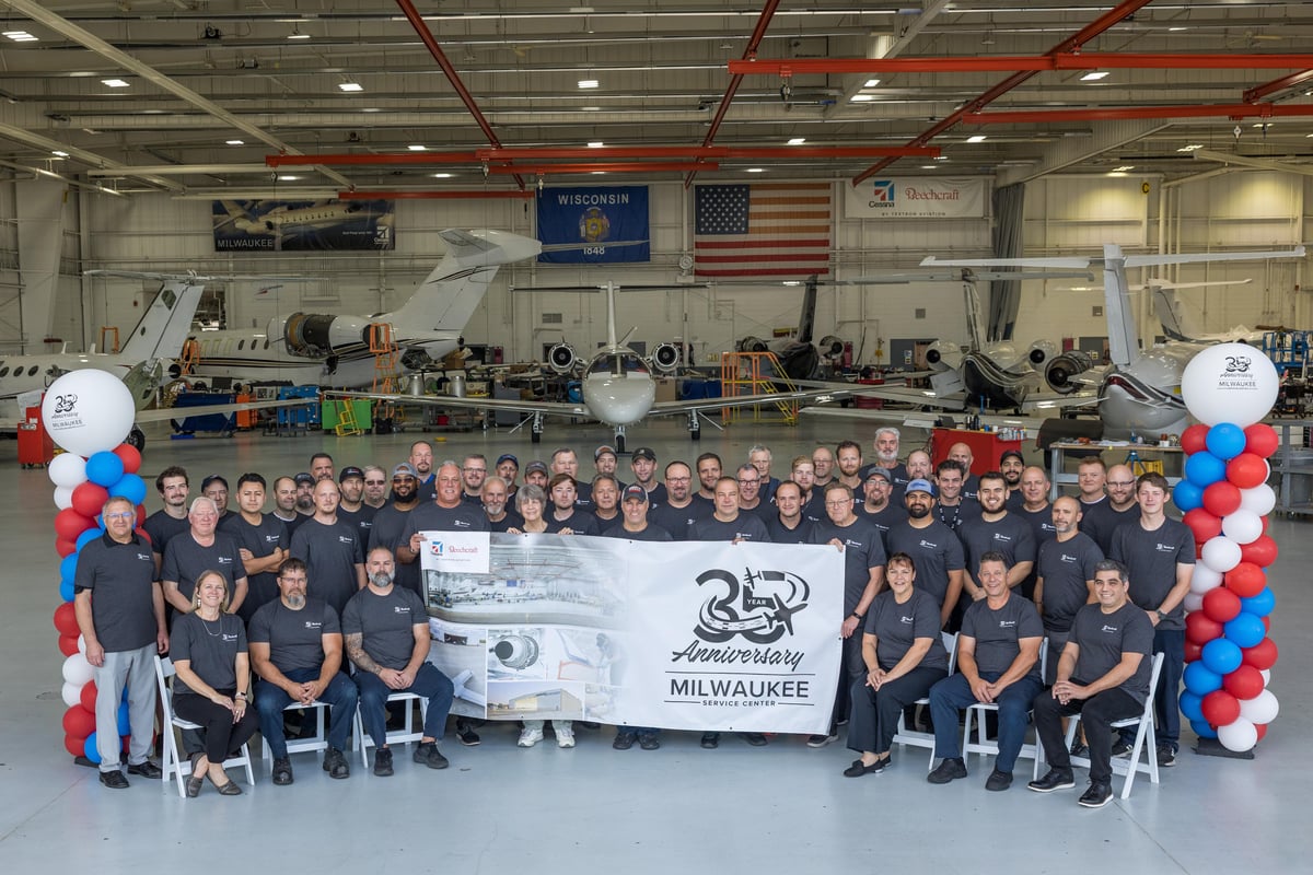 Textron Aviation’s Milwaukee Service Center Celebrates 35 Years of ...