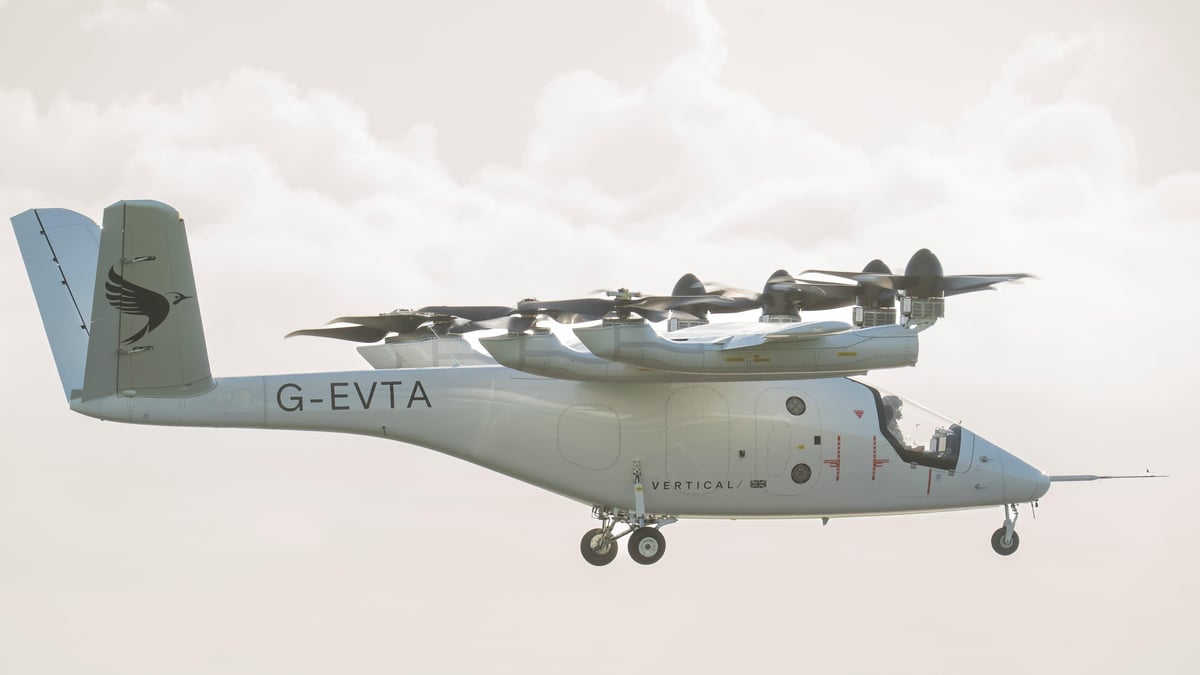 Vertical Aerospace Claims Lead with eVTOL Aircraft Flight Tests and ...