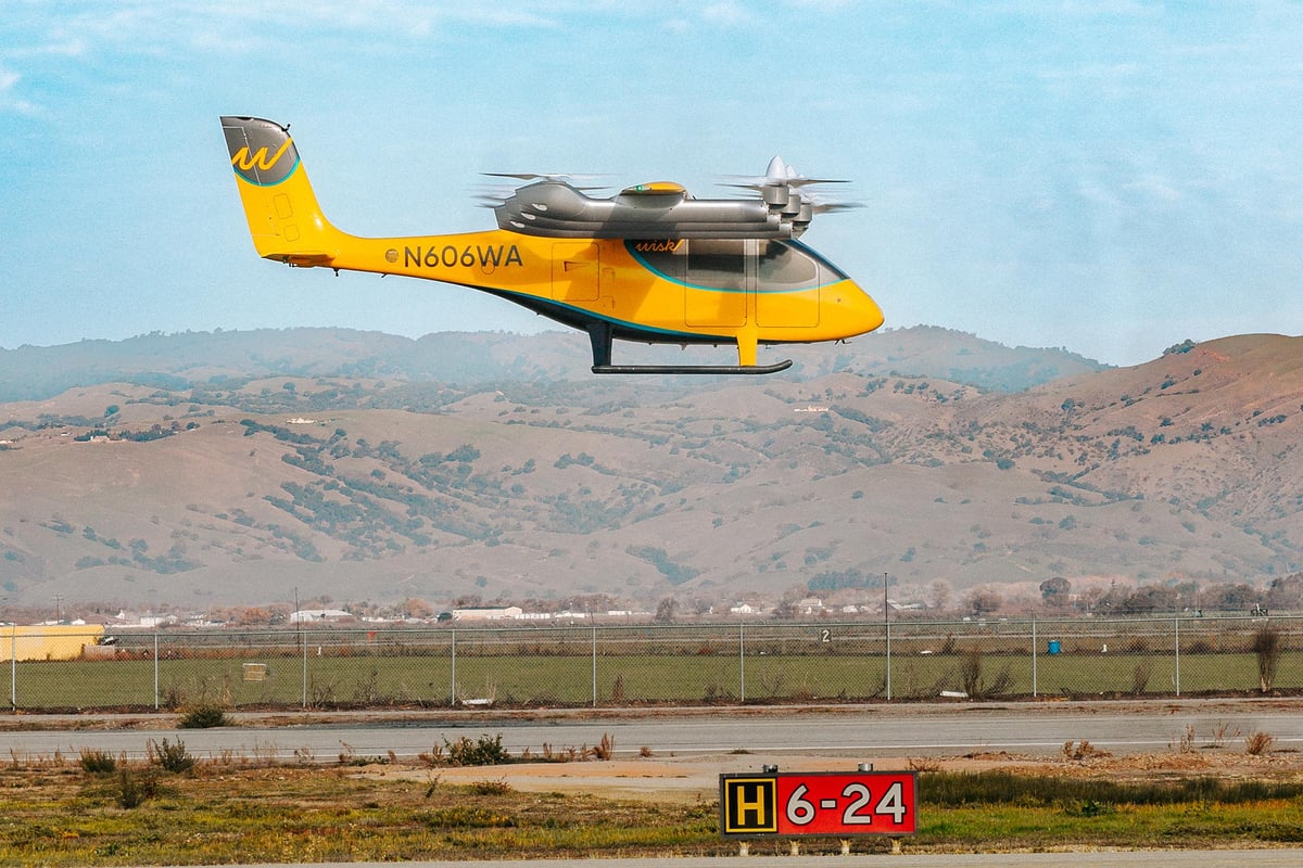 Wisk’s Gen 6 Autonomous eVTOL Air Taxi Makes First Flight | Aviation ...