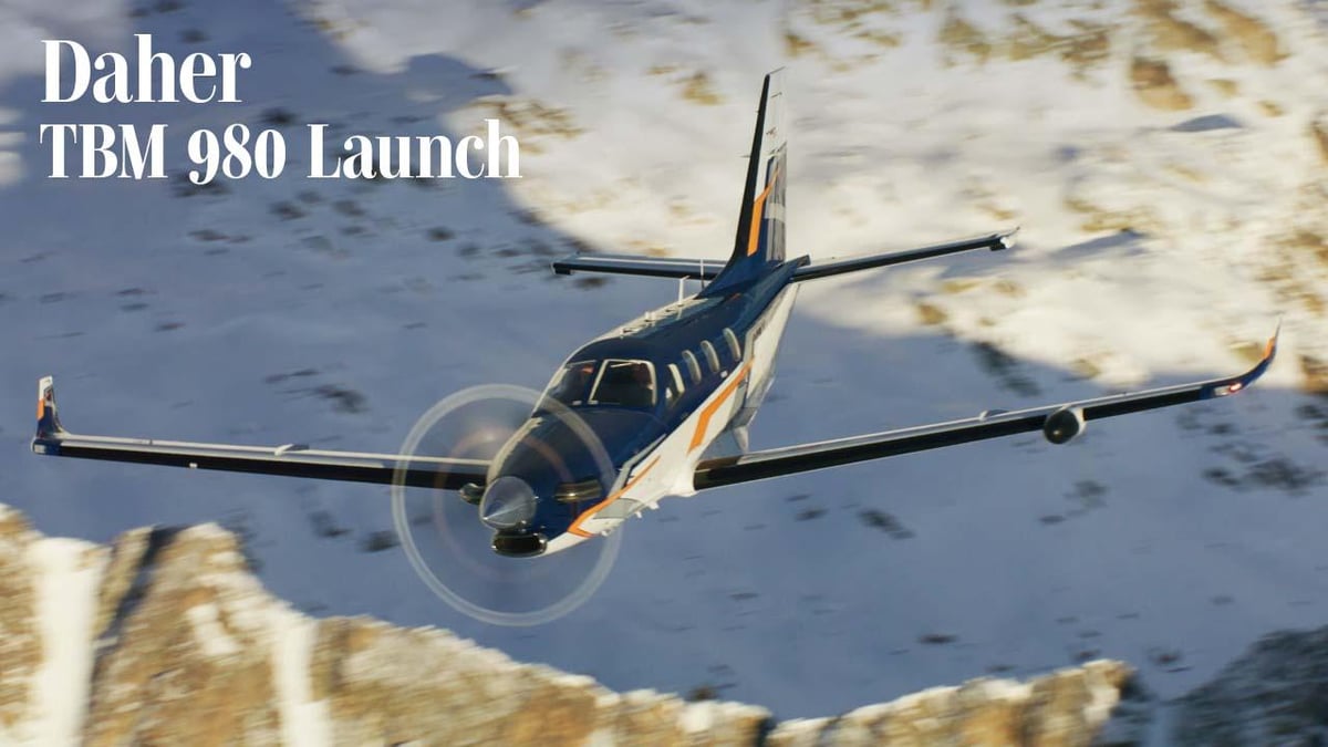 Daher Launches TBM 980 Turboprop with Garmin G3000 Prime Avionics ...