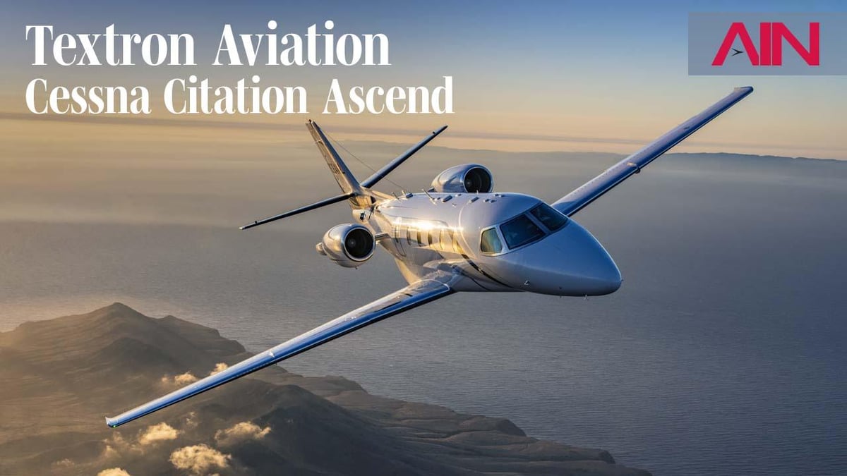 Citation Ascend Enters Service with Enhanced Cabin & Garmin G5000 ...