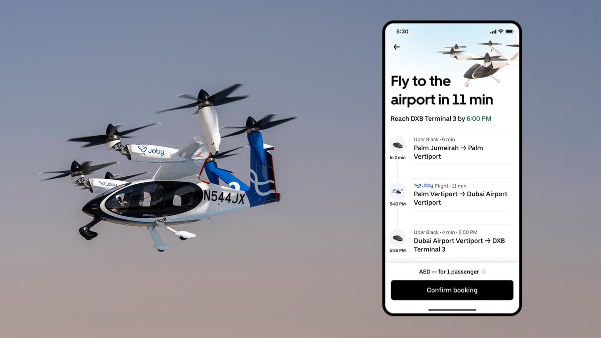 Joby and Uber Reveal Electric Air Taxi Booking Platform | Aviation ...