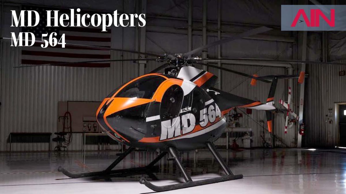 New MD 564 Helicopter Is a Civil Version of the US Army's MH-6H Little ...