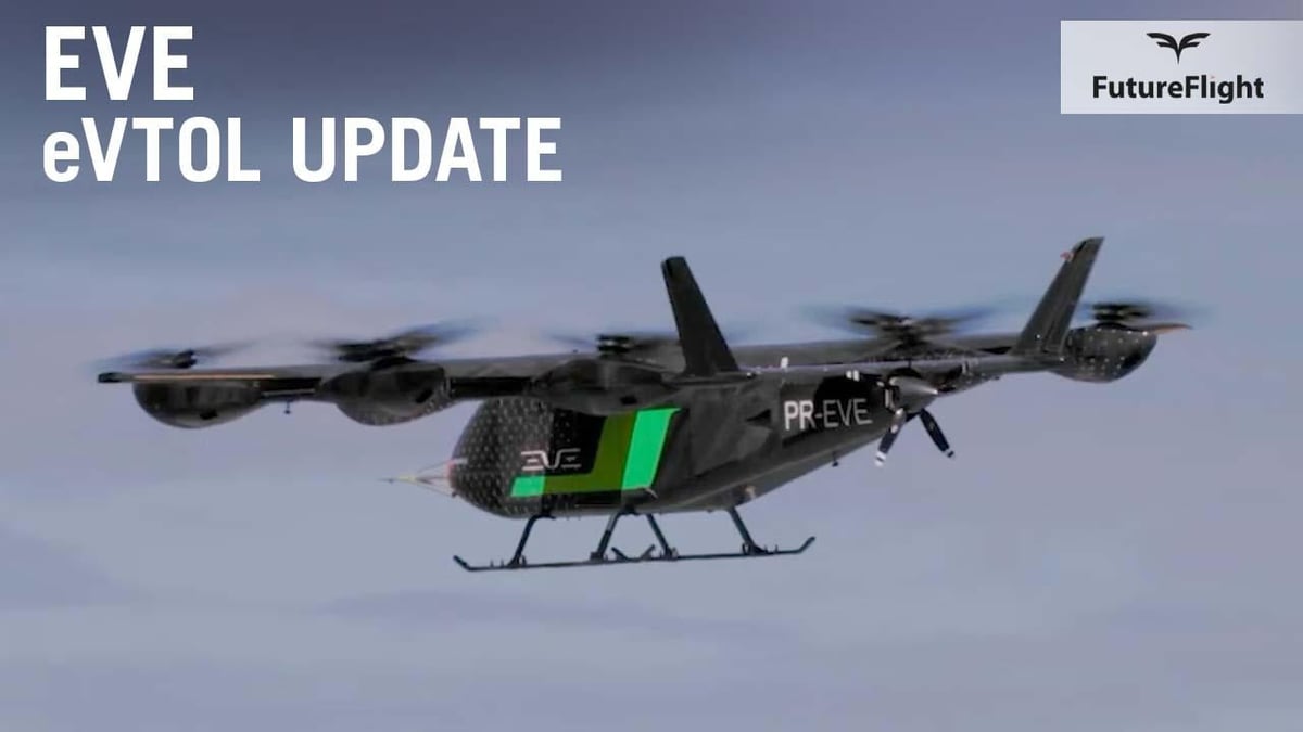 Eve Air Mobility Aims for Eve-100 eVTOL Entry into Service in 2027 ...