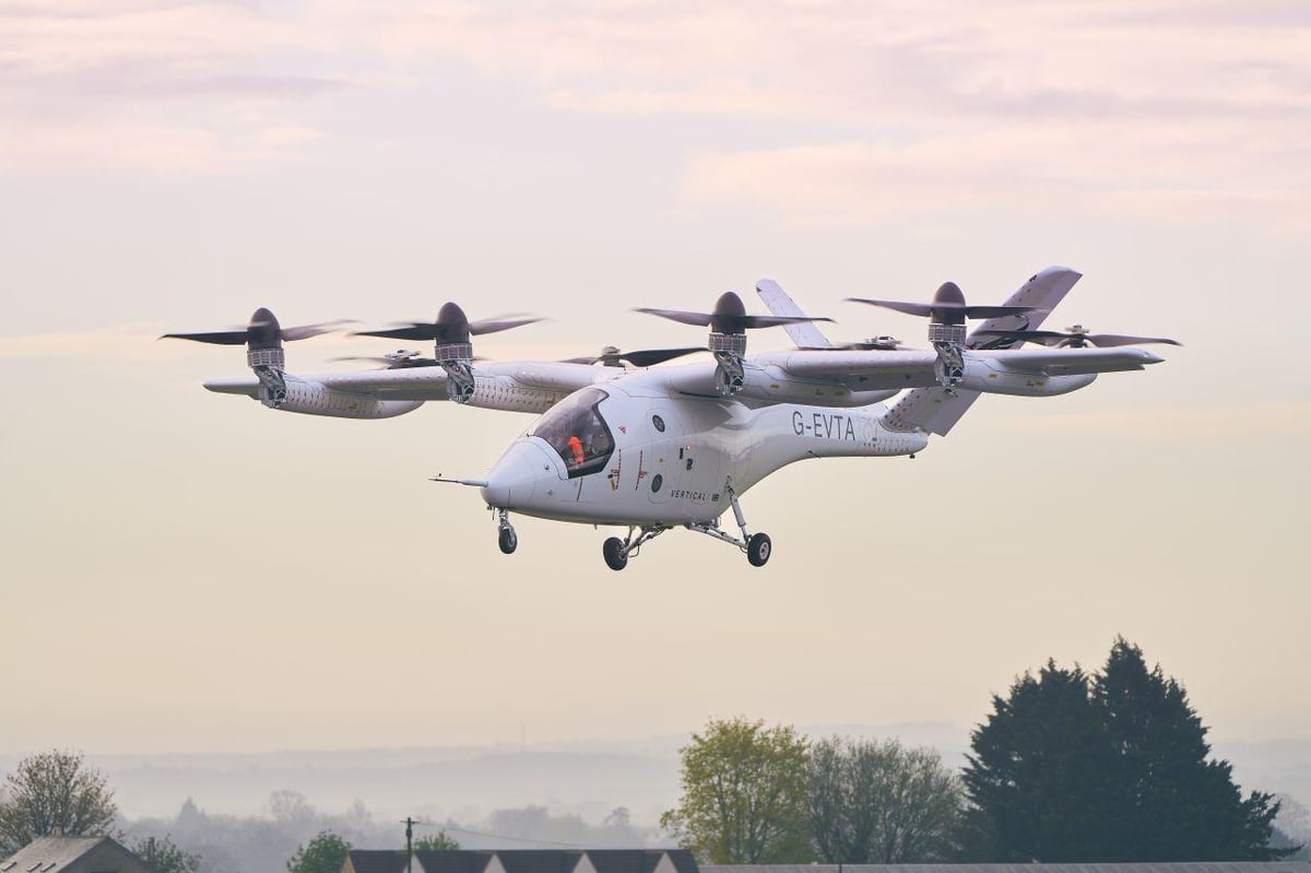 Vertical eVTOL Prototype Achieves Full Two-way Piloted Transition ...