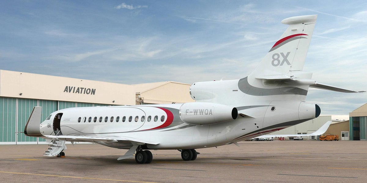 Falcon 8X Completion Work Underway | Aviation International News
