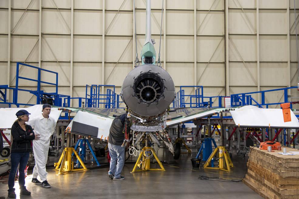 NASA's X-59 Quiet Supersonic Demonstrator Gets Engine Installed ...