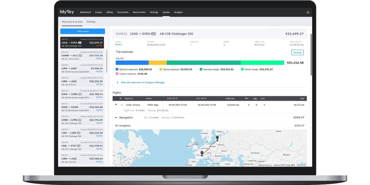 MySky Adds Auto-quoting Capability for EMEA Business Aircraft Charter ...