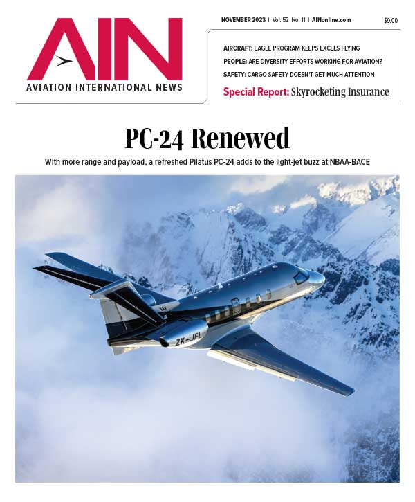 AIN November 2023 Print Issue | Aviation International News