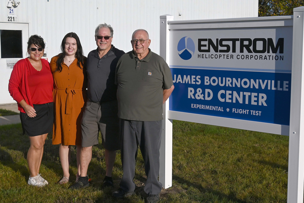 Enstrom Names R&D Center for 55-year Employee | Aviation International News