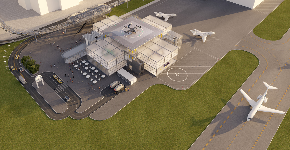 New Partnership Promises Low-Cost Modular Vertiports For eVTOL Aircraft ...