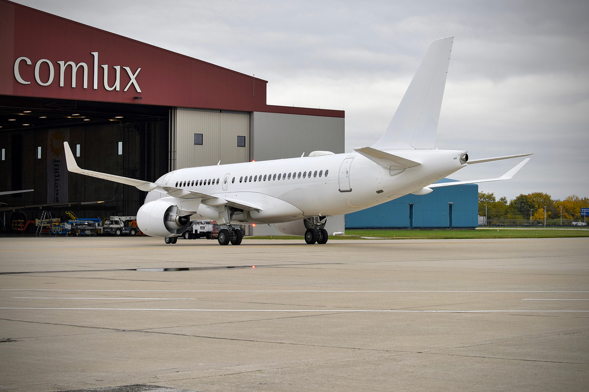 Comlux Indianapolis Takes Delivery of the Third ACJ TwoTwenty from ...