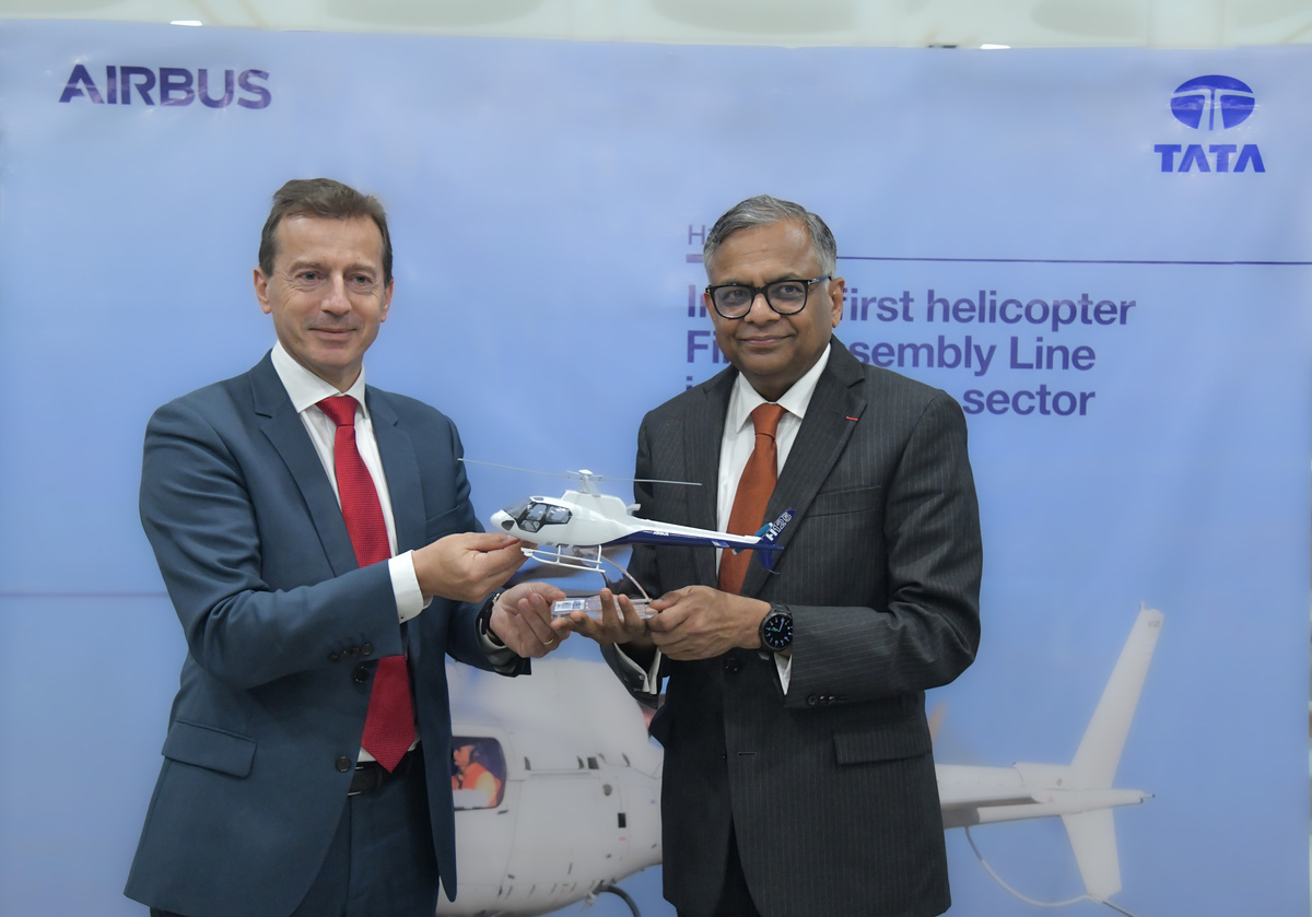 Tata Teams with Airbus To Build Helicopter Final Assembly Line in India ...
