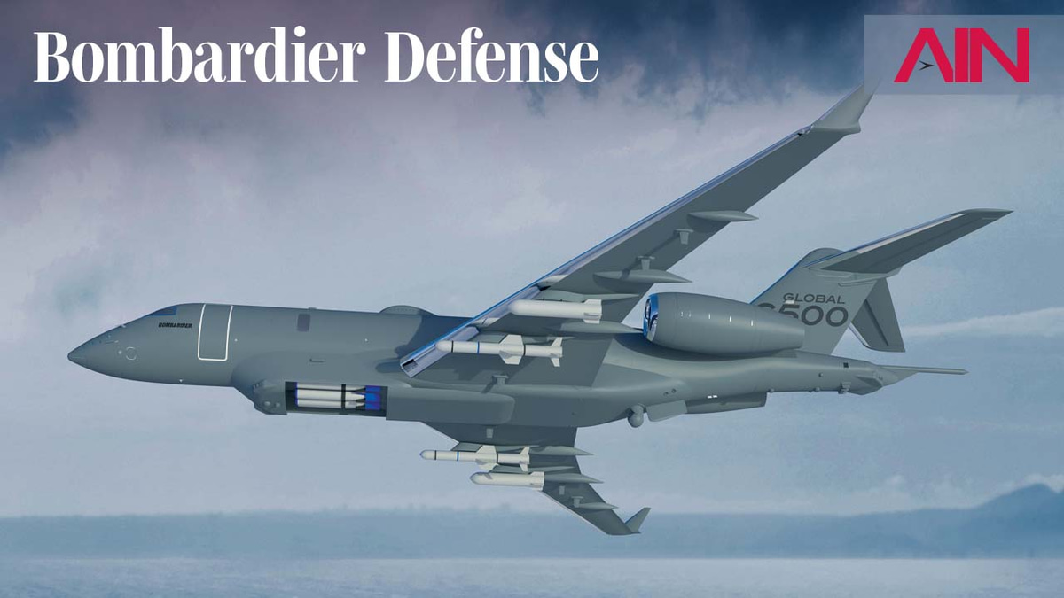 Bombardier Defense Prepares Global and Challenger Jets for Military ...