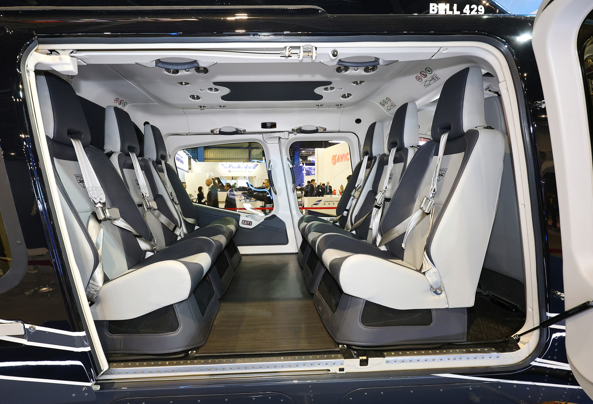 Bell Reveals Designer Cabin to Asia's Growing Helicopter Market ...