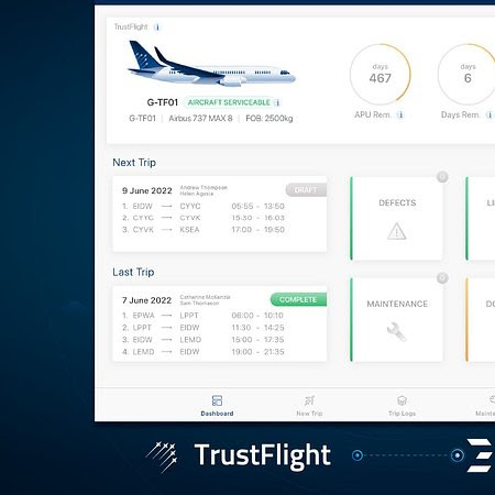 TrustFlight Tech Log Connects with FL3XX Aviation Management Software | Aviation International News