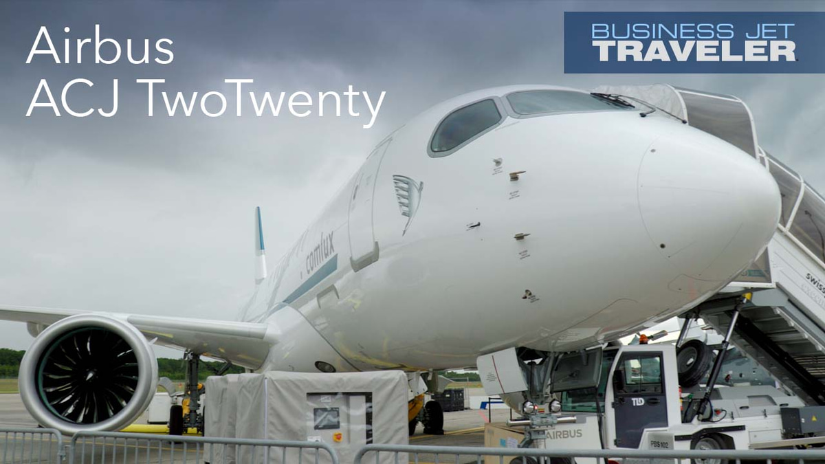 Tour Airbus's ACJ TwoTwenty Airliner-Sized Business Jet | Aviation ...