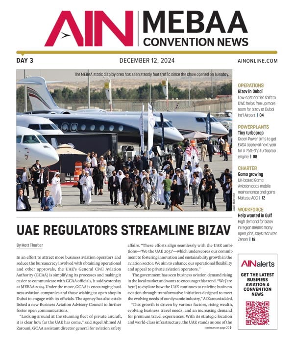 MEBAA 2024 Day 3 | Aviation International News