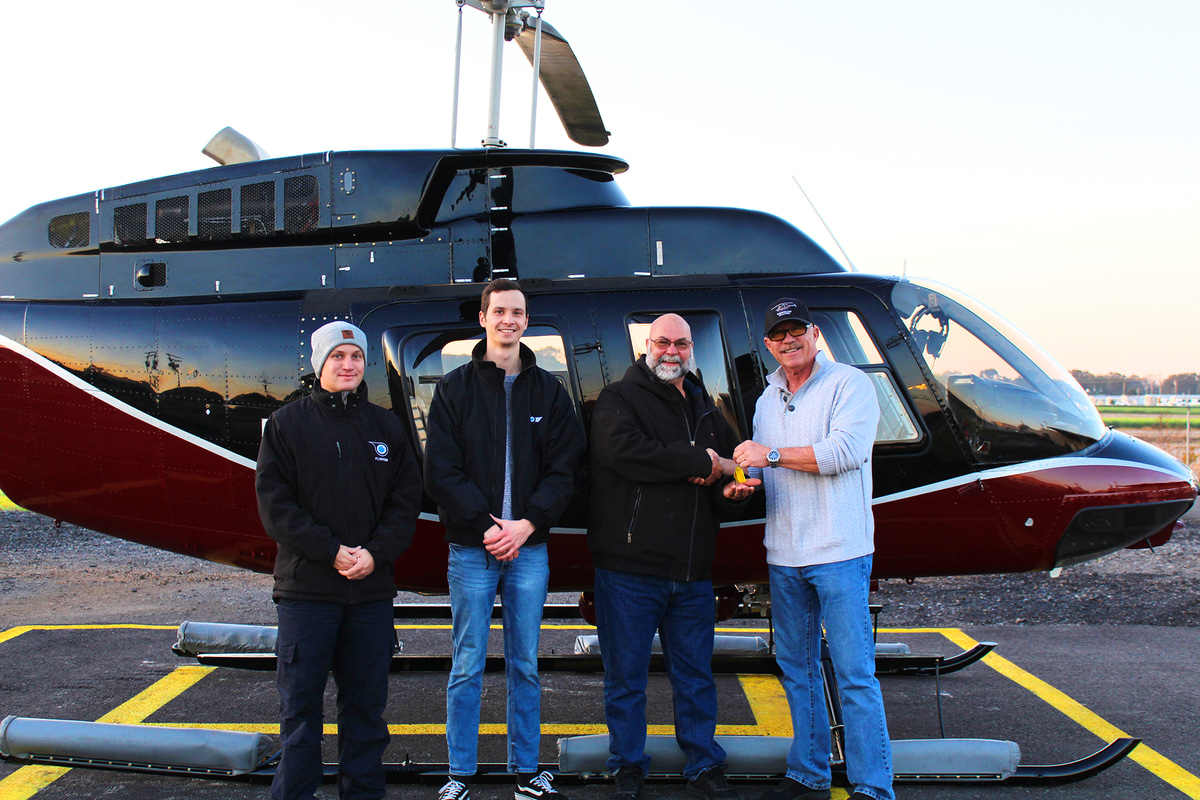 Meridian Delivers 29th Refurbished Bell 206 Helicopter to FlyNYON ...