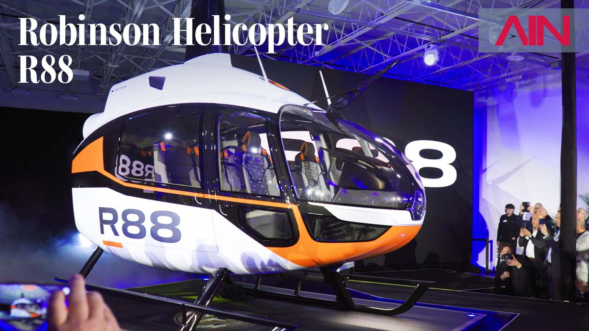 Robinson's New R88 Model Supersizes its Helicopter Family | Aviation ...