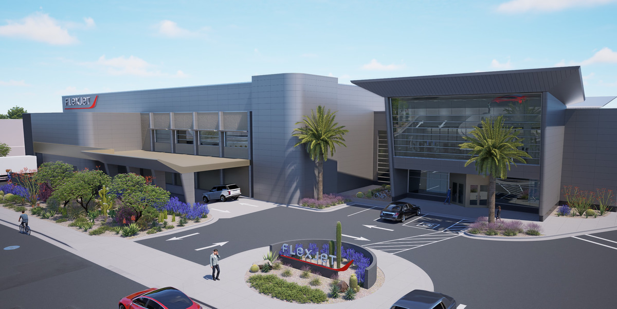 Flexjet Starts Private Dedicated Terminal Project at Scottsdale Airport ...