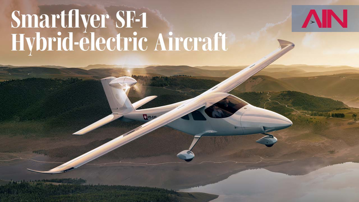Smartflyer: Hybrid-Electric SF-1 Will Transform Pilot Training ...