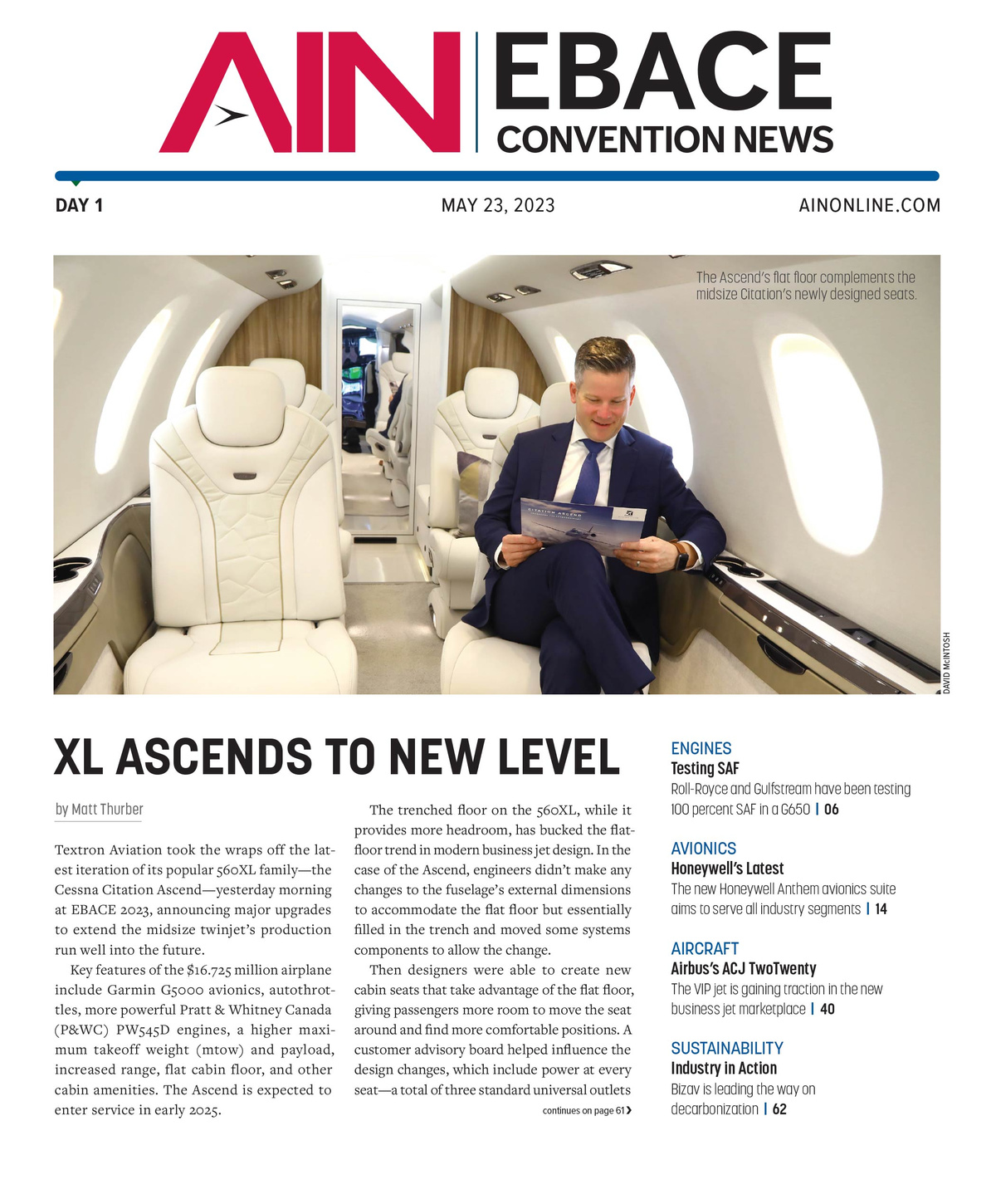 EBACE 2023 Day 1 | Aviation International News