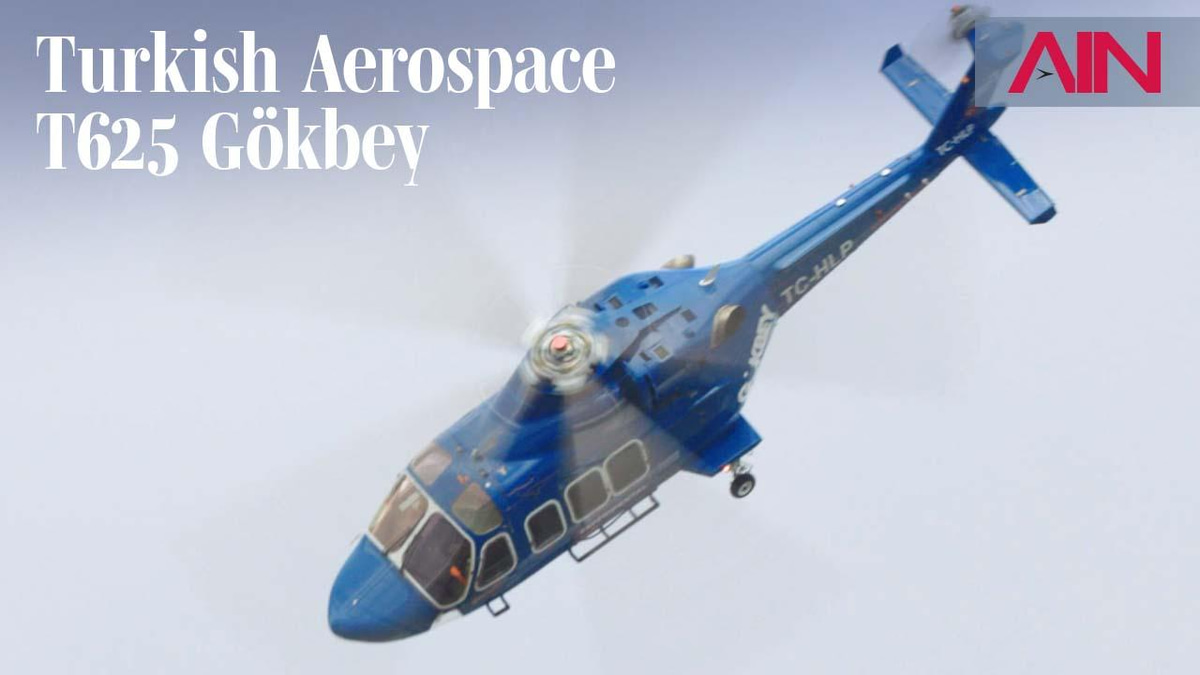 Turkish Aerospace's T625 Gökbey Helicopter Flies at Farnborough Airshow | Aviation International ...