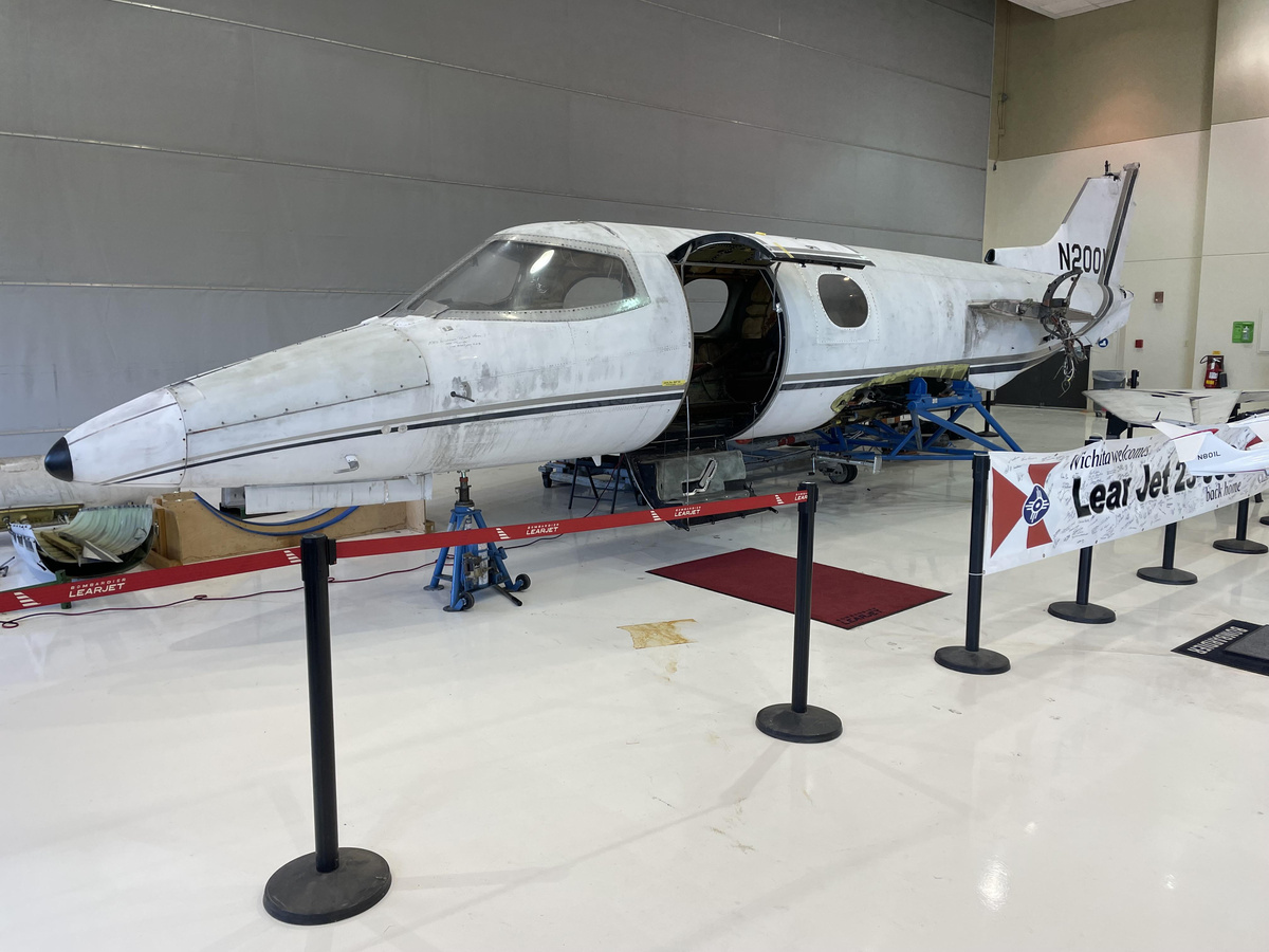 Bombardier Provides Home for Learjet Restoration Project | Aviation ...