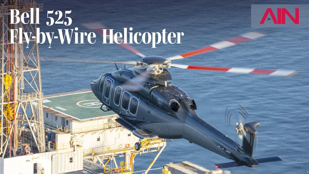 Bell Pilot on Flying the 525 Relentless Fly-by-Wire Helicopter ...