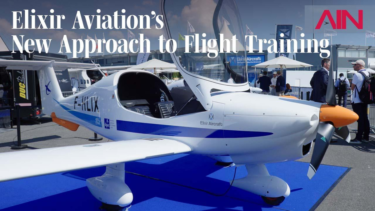 Elixir Aircraft Offers New Approach to Flight Training with Carbon ...